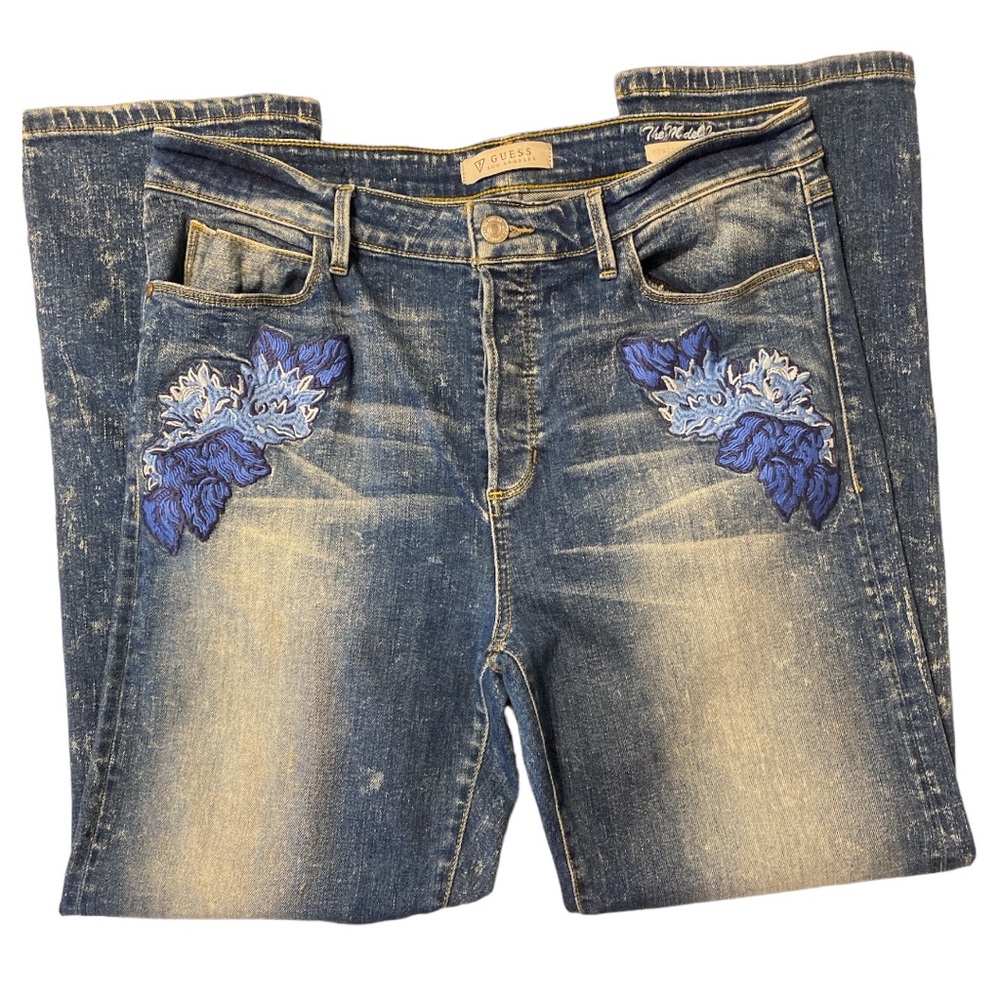 Guess Italian Selvedge The Model Jean Embroidered/Dis… - Gem
